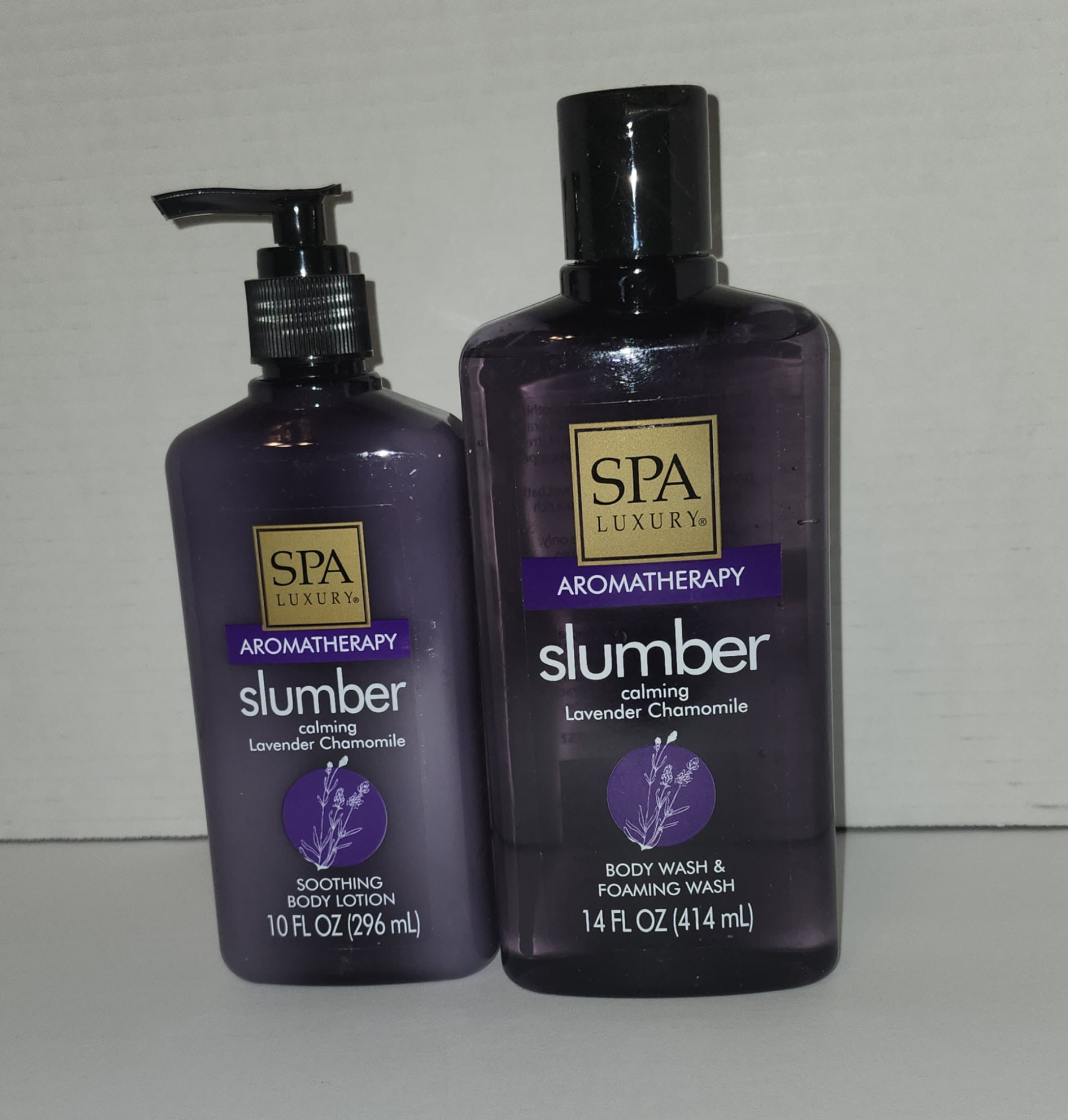 2 Sets SPA Luxury Aromatherapy Calming Lavender Chamomile Body wash and ...