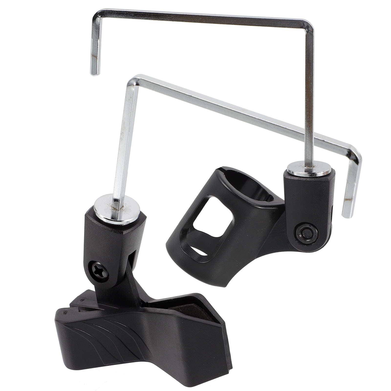 2 Sets Saxophone Stand Mic Fixation Tool Clips for Stands Wireless ...