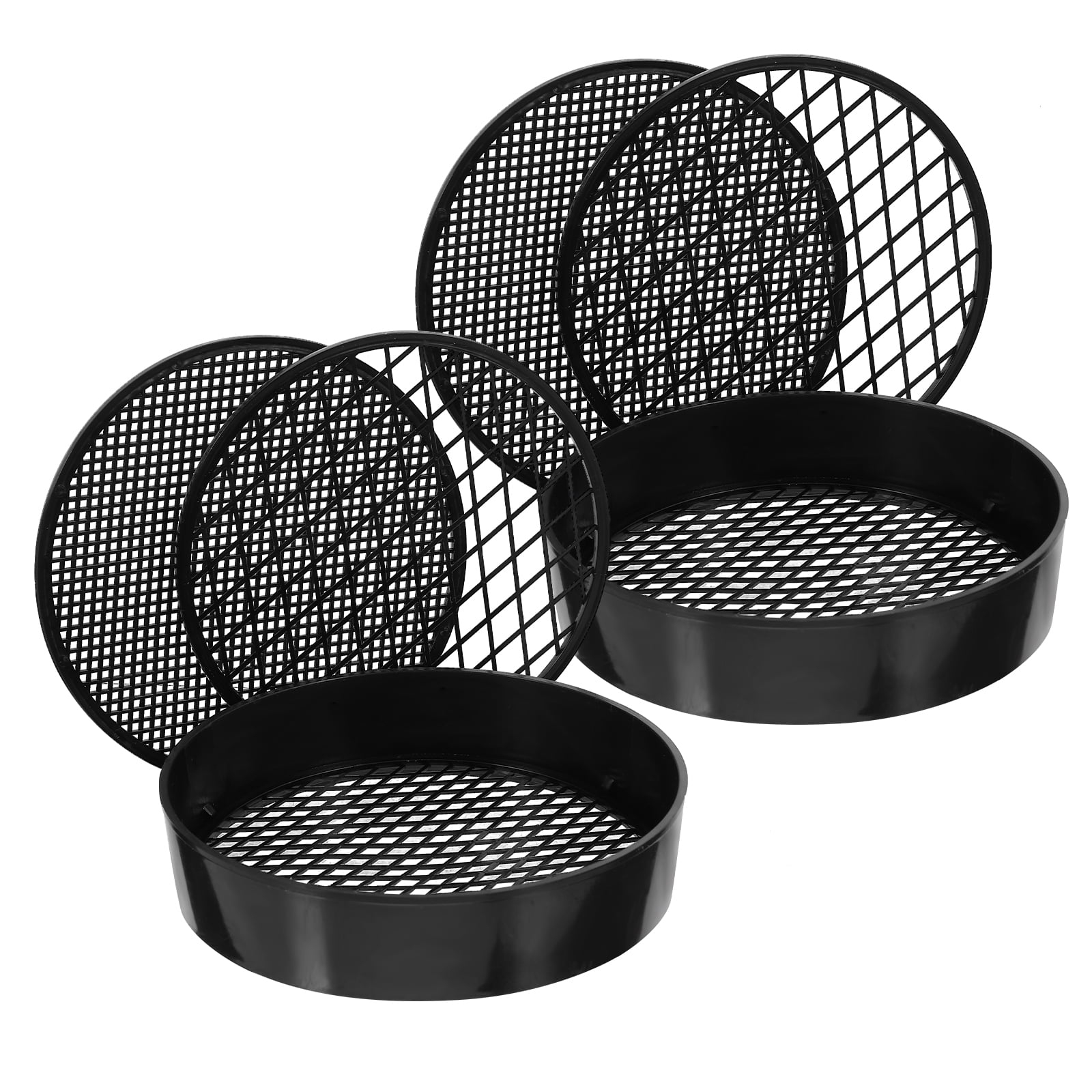 2 Sets Science Test Sieves Plastic Lab Test Sieve Science Experiment ...