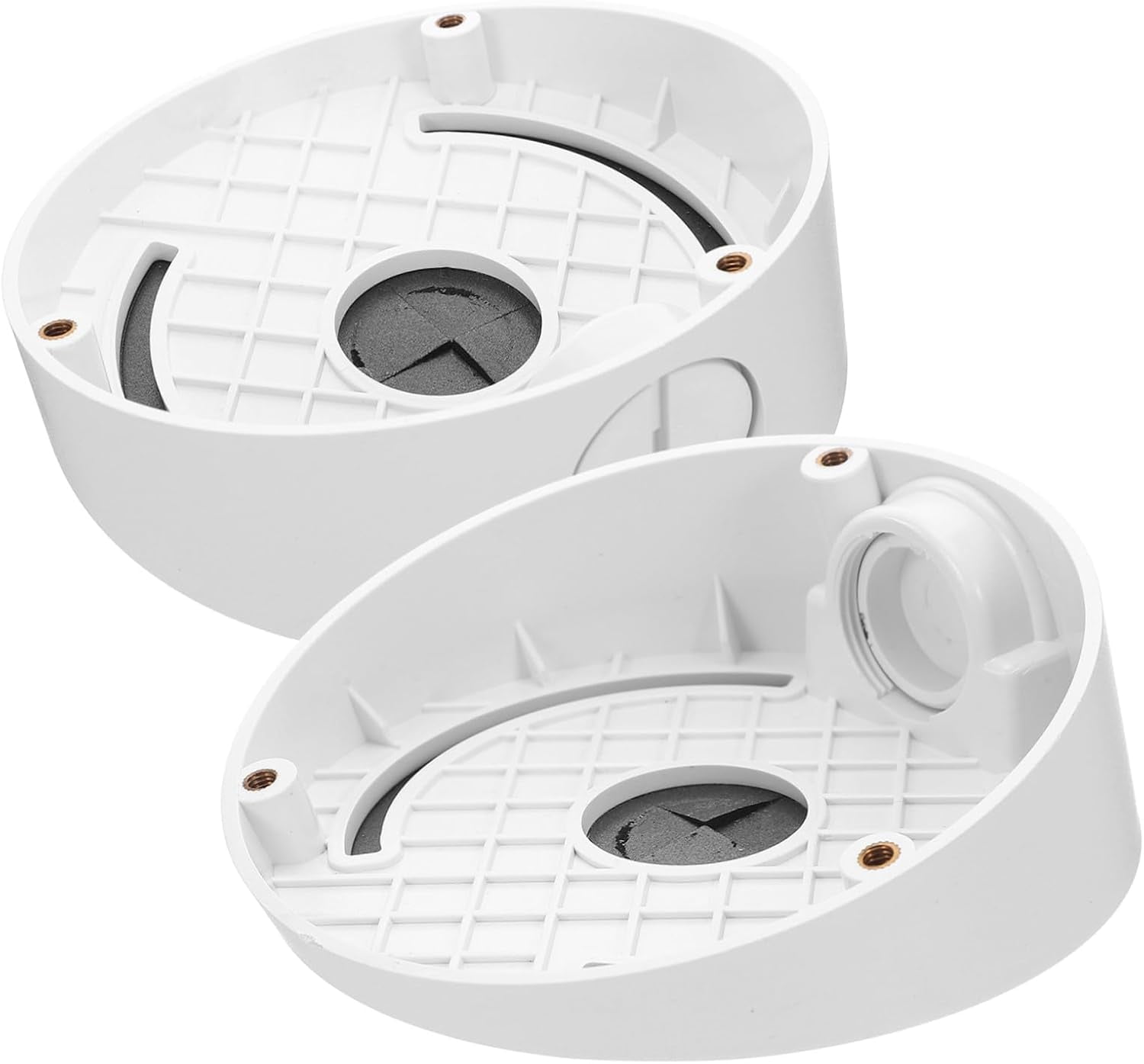 2 Sets Security Camera Mount Brackets Junction Boxes with Cable ...