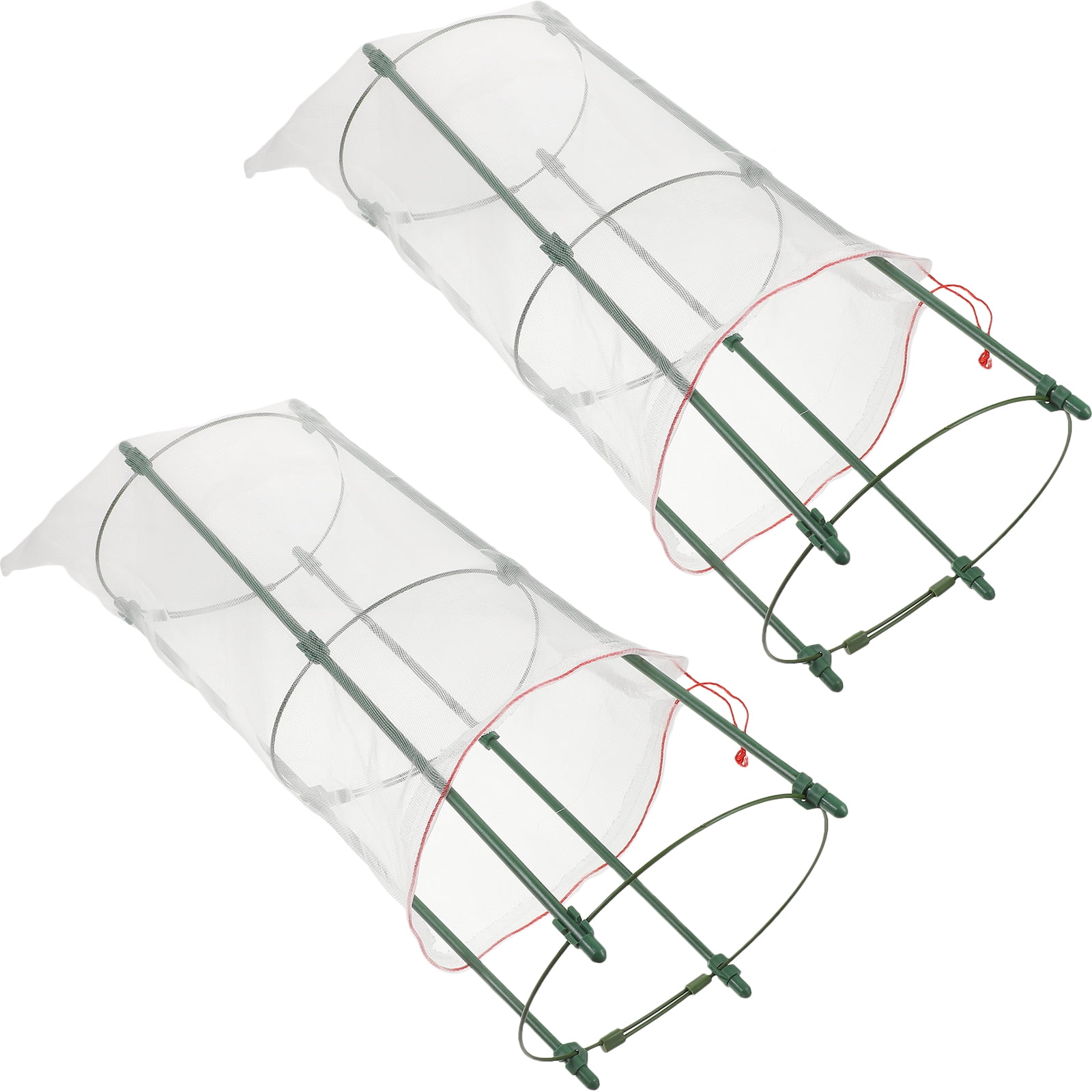 HOMEMAXS Plant Cages for Garden Use Made of Durable Plastic Green Color ...