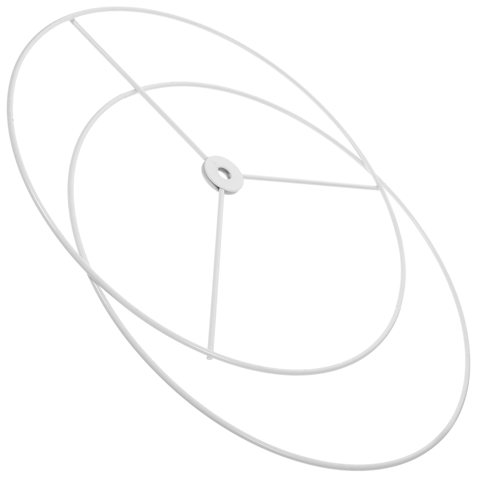 2 Sets Shade Holder Lamp Shade DIY Supply Lampshade Frame White Frame ...