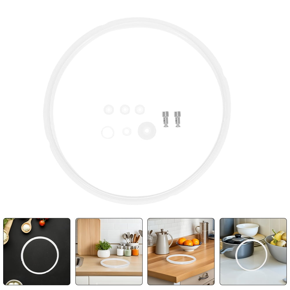 ETEREAUTY 2Sets Silicone Pressure Cooker Gasket Replacement Ring with ...