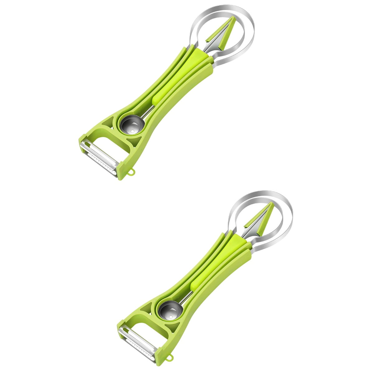 FENGGUIQU 2 Sets Green Melon Ball Maker Stainless Steel Tool - Walmart.com