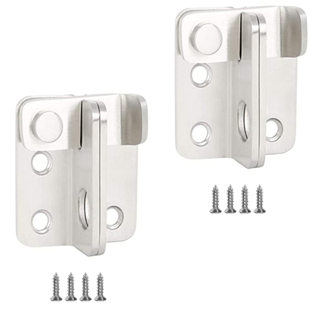 2 Sets Sliding Gate Stainless Steel Door Buckle Double Door Lock Cabin ...