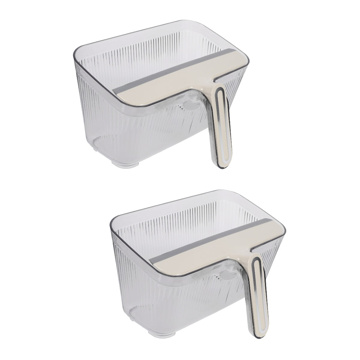 2 Sets Small Trash Can Desktop Wastebasket Garbage Container Desktop ...