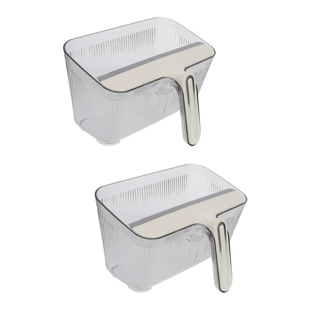 2 Sets Small Trash Can Desktop Wastebasket Garbage Container Desktop ...