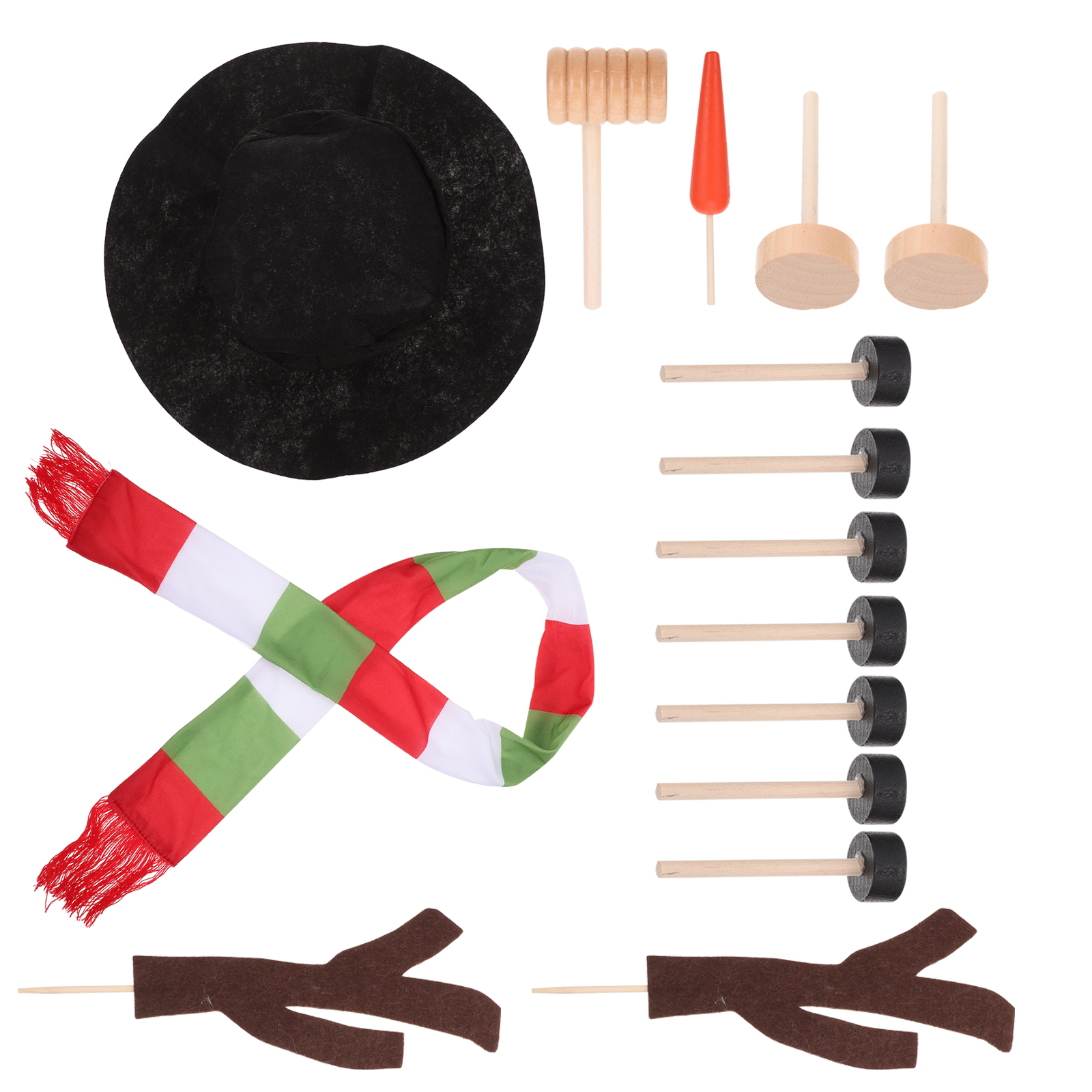 2 Sets Snowman Building Kit Dress up Props for Christmas Child ...