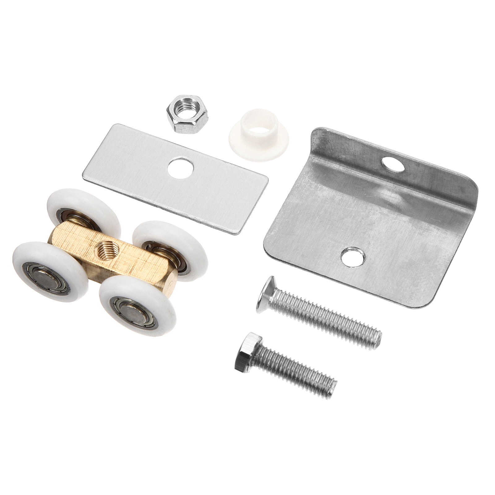 Durable Copper Sliding Door Rollers with Middle Support for Curtain ...