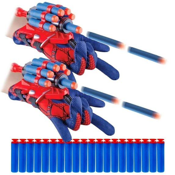 2 Sets Spider Web Shooters Cosplay Launcher Gloves with Wrist Toy Set ...