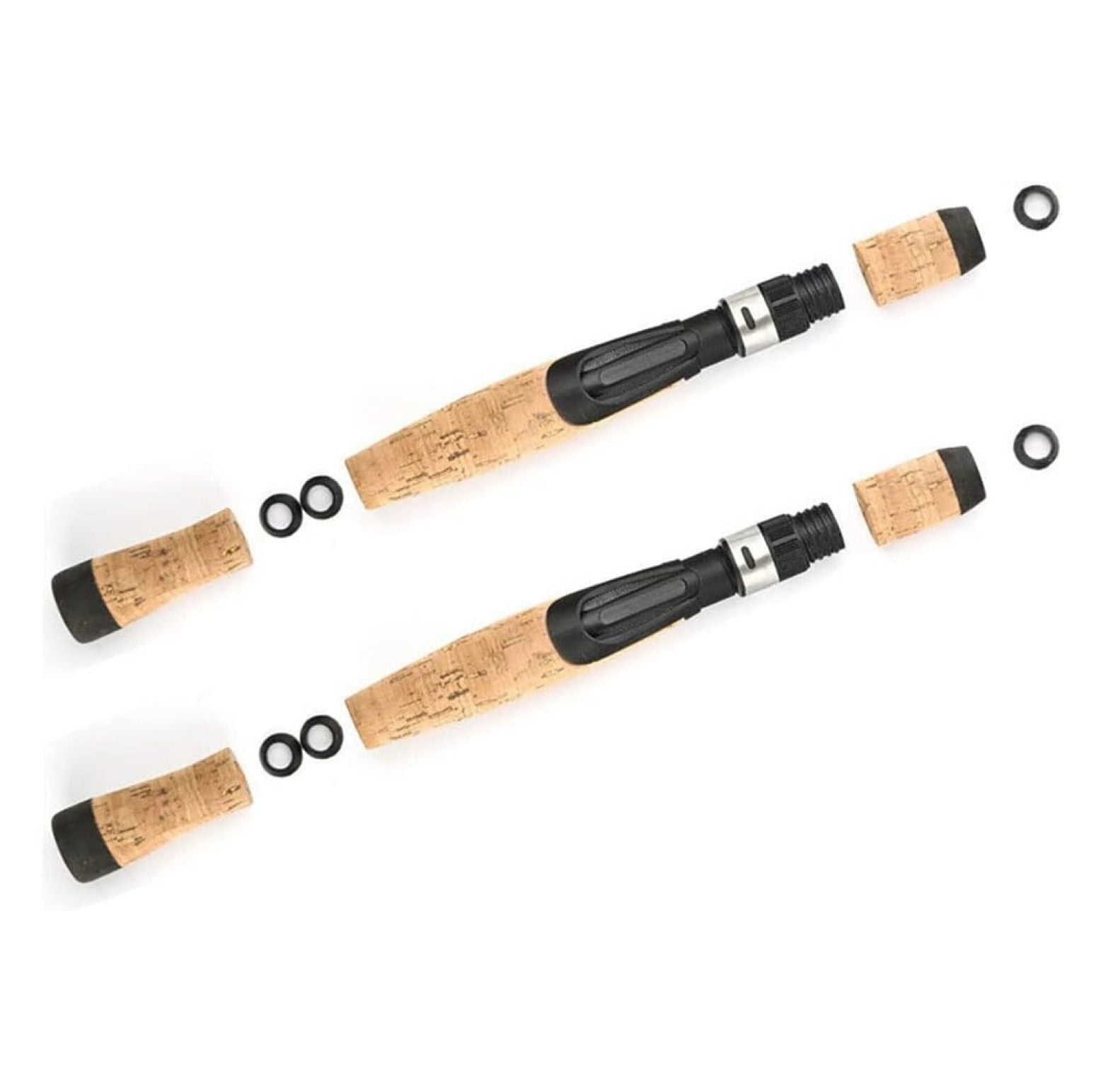 2 Sets Spinning Fishing Rod Handle for Rod Building Handle Reel Seat ...