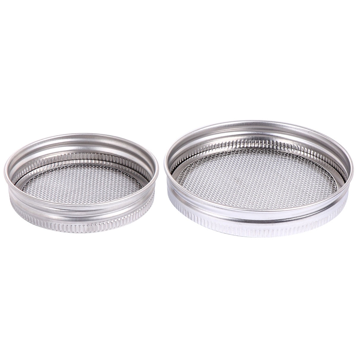 2 Sets Sprouting Lids for Mason Jars Drain Lids Sprouting Can Lids ...