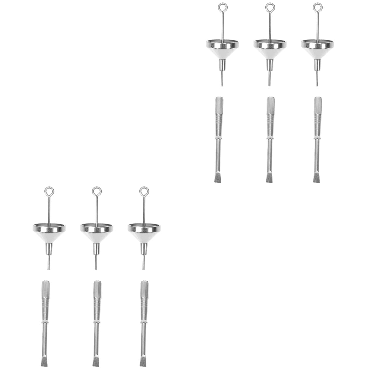 2 Sets Stainless Steel Screwdriver Small Funnel for Ashes Mini Urn ...