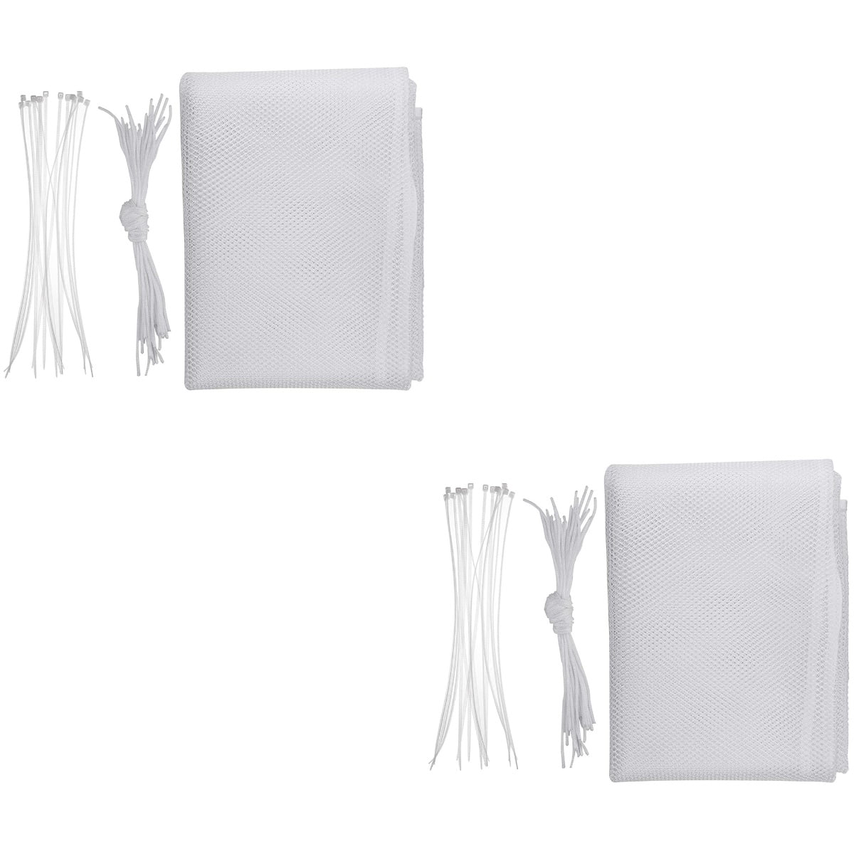 2 Sets Stair Net Deck Netting for Pets Balcony Mesh Railing Fence Child ...