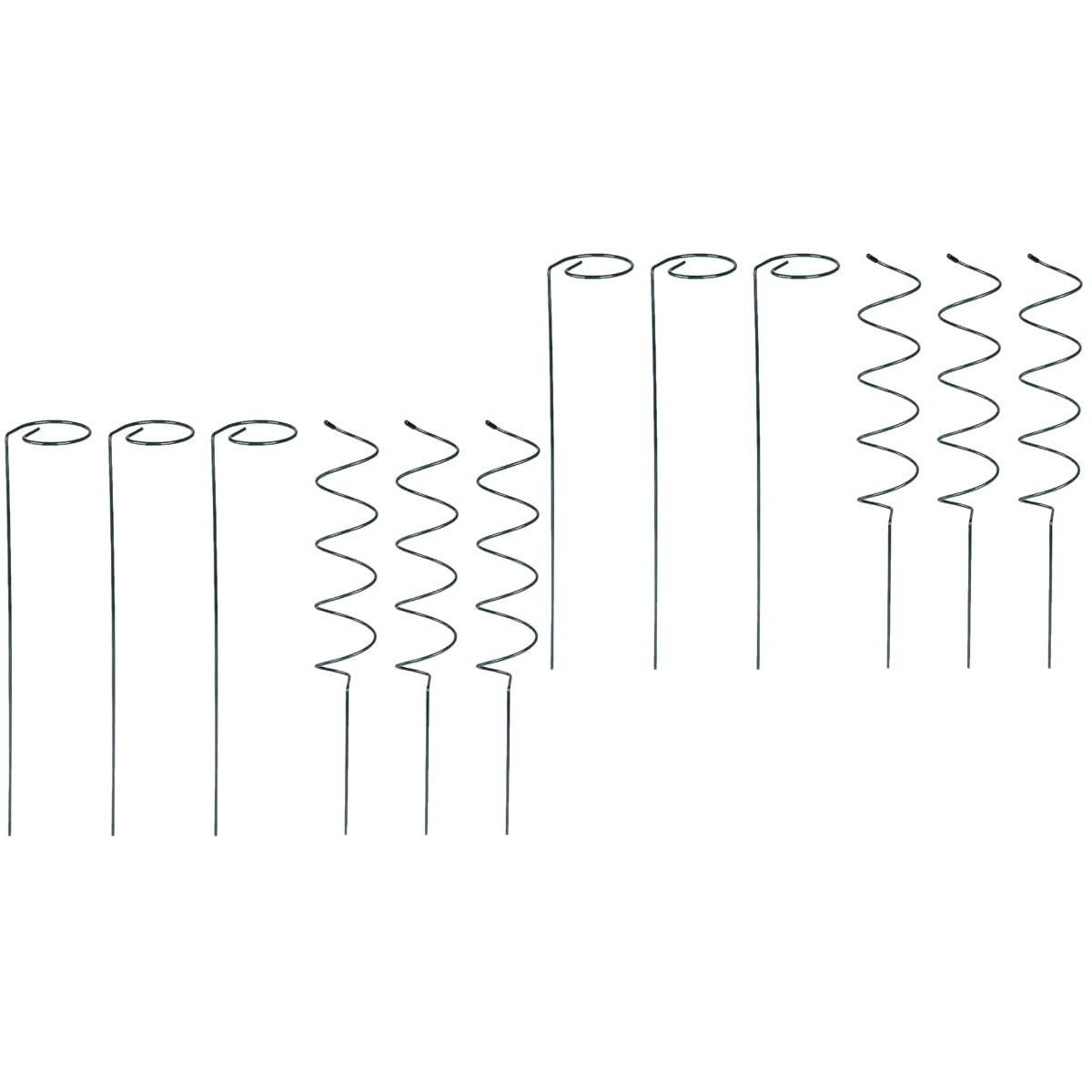 2 Sets Stem Support Pole Cage Rings Plant Stands Plants Climbing Stick ...