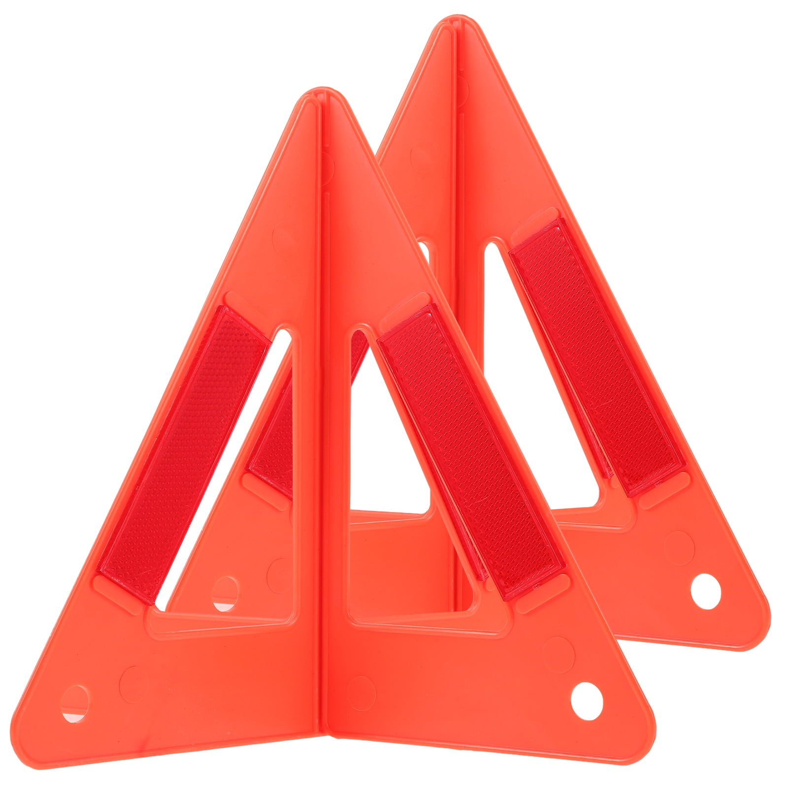 2 Sets Stickers Car Reflective Warning Stand Roadside Safety Tool ...