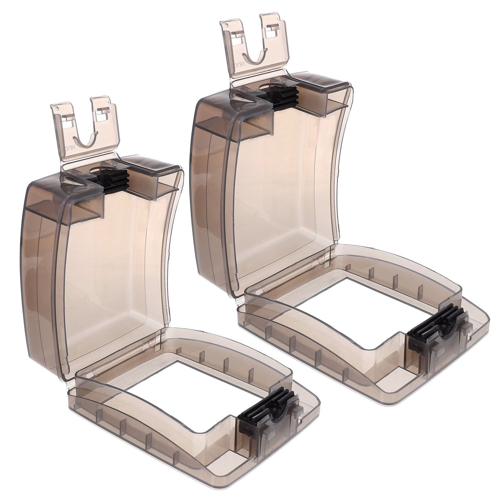 2 Sets Clear Switch Socket Cover Splash-proof Covers Transparent ...