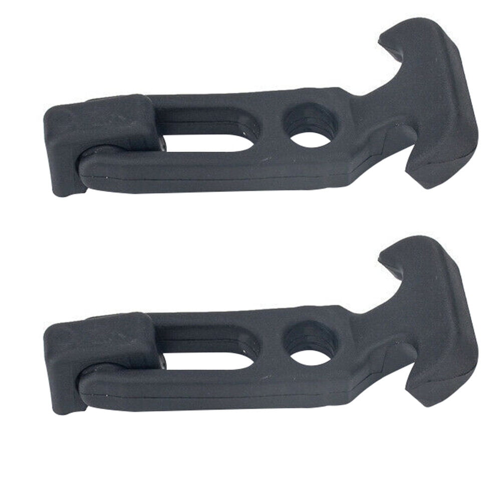 BESTYASH 2Sets Black Rubber Handle Draw Latches Heavy Buckle Metal Lock ...