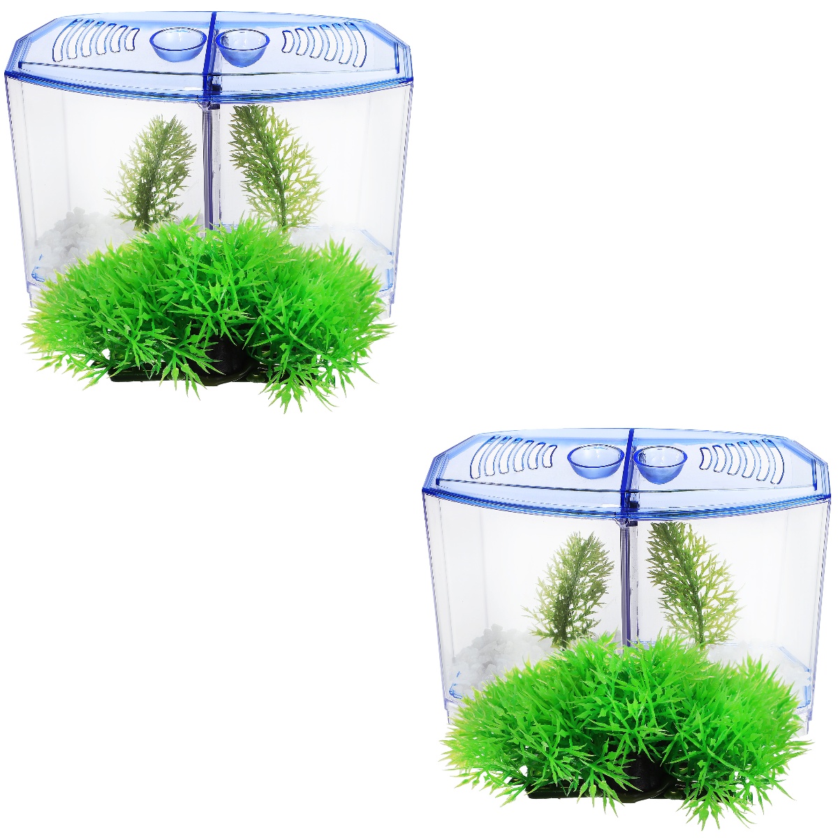 2 Sets Tanks Accessories Plastic Fish Aquarium 20 Liters Acrylic Small ...