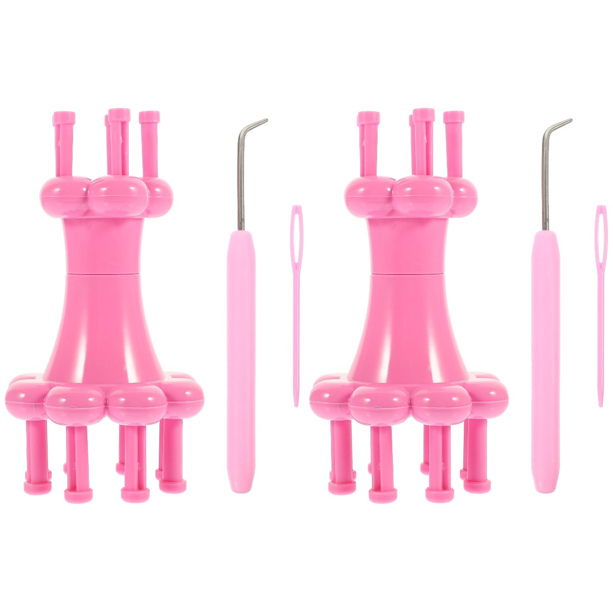 2 Sets The Crochet Kit Beginners Knitting Needles and Hook Winder ...