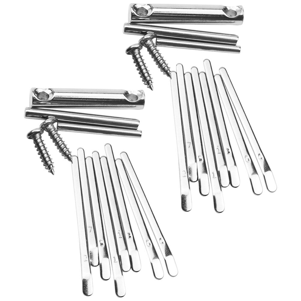 2 Sets Thumb Piano Shrapnel Small Kalimba Textured Finger Piano ...