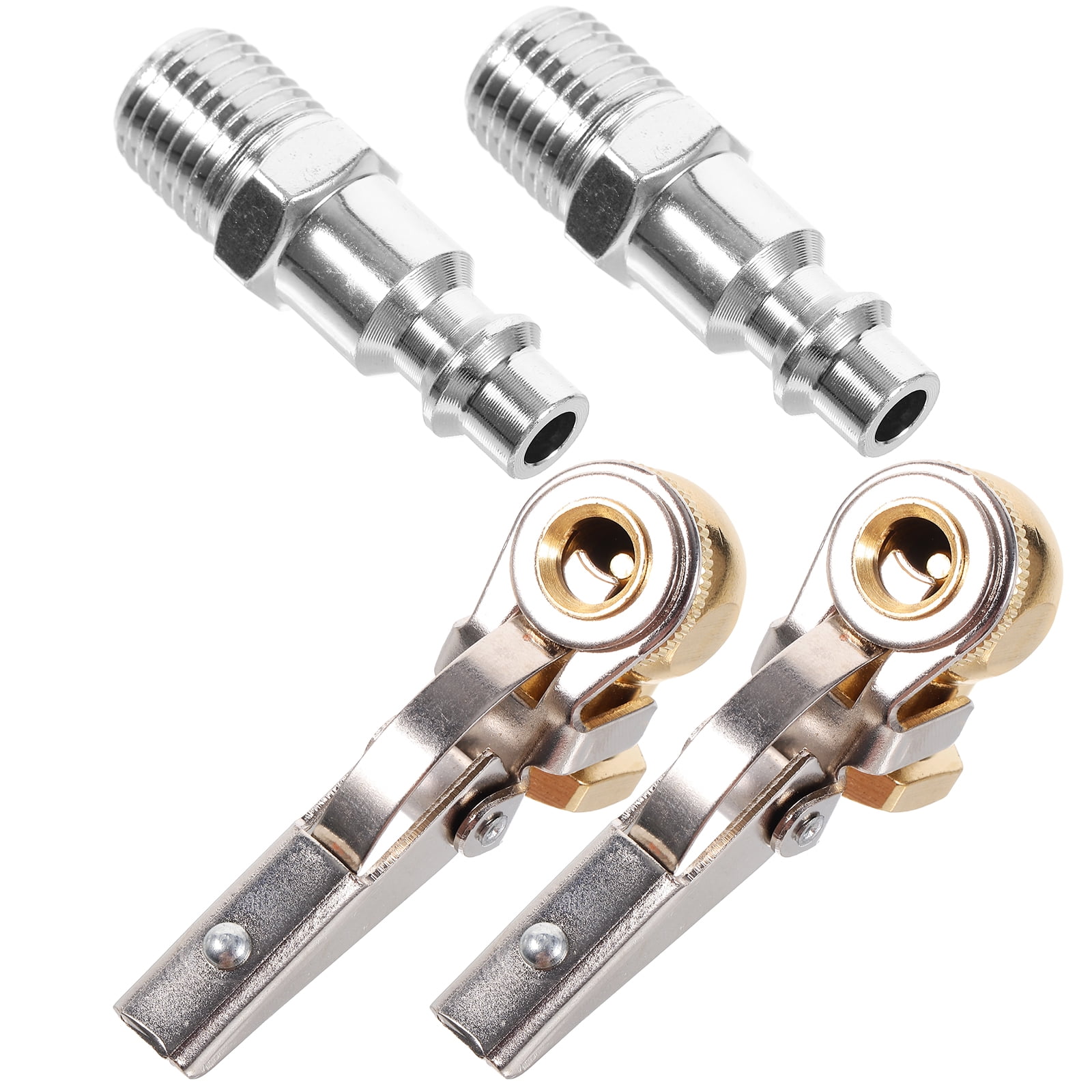 2 Sets Tire Inflator Air Chuck Lock Inflate Locking Pump for ...