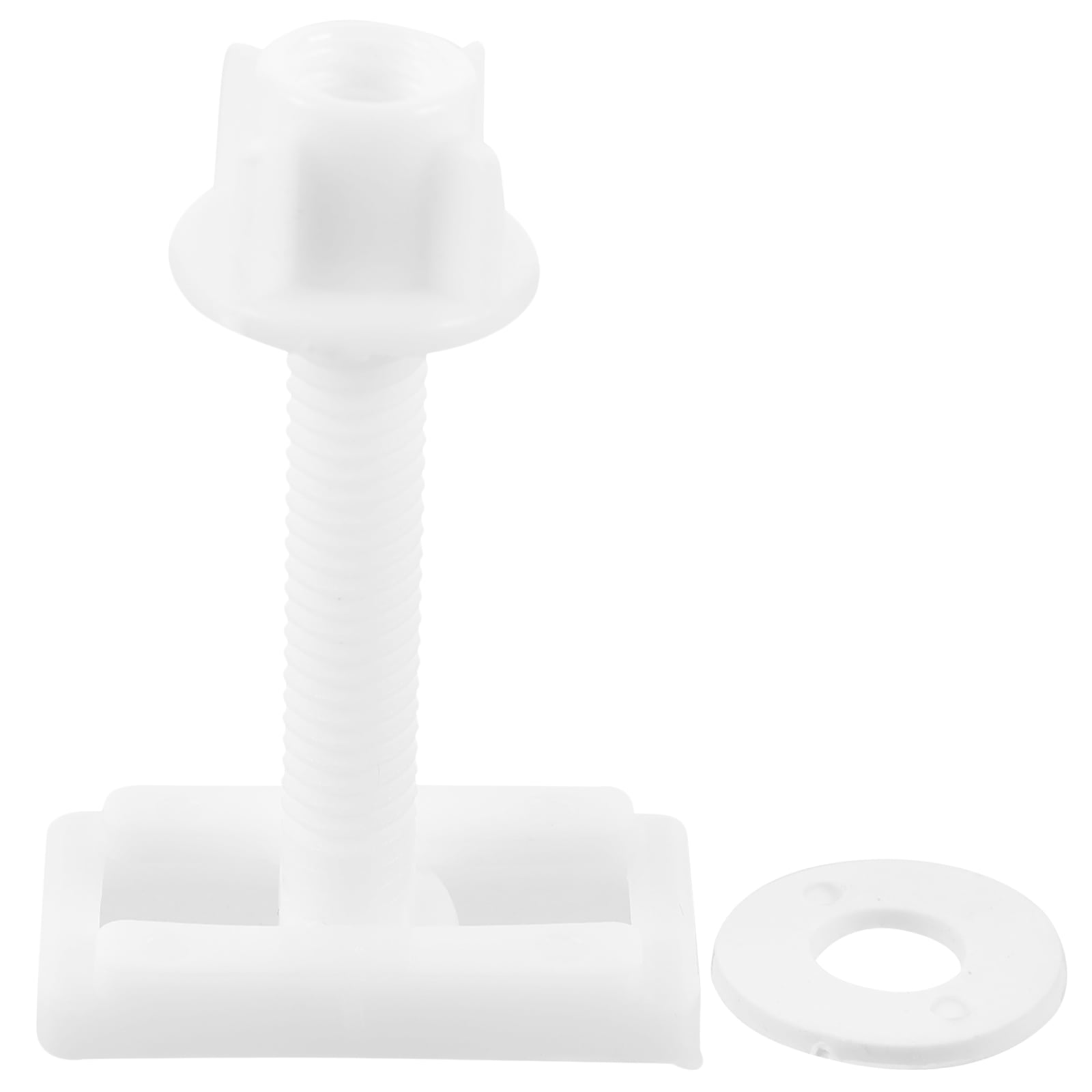 2 Sets Toilet Tank Bolts Replacement Kit and Screws Seat Seats White ...