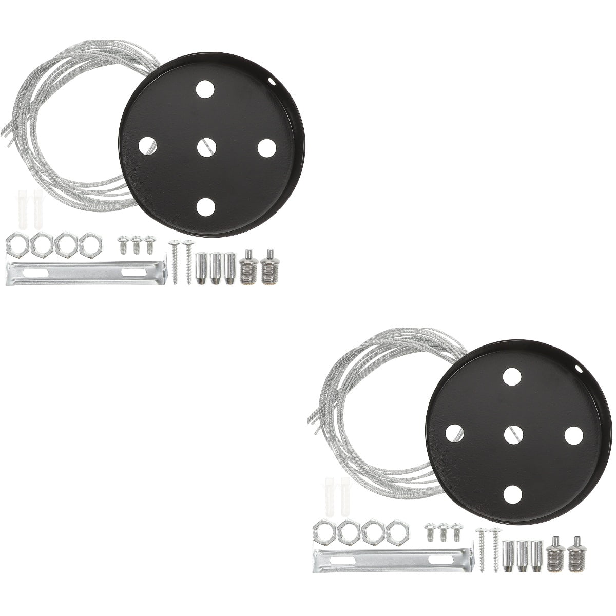 2 Sets Top Plate Hanging Wire Pendant Light Canopy Lights Wall Sconce ...