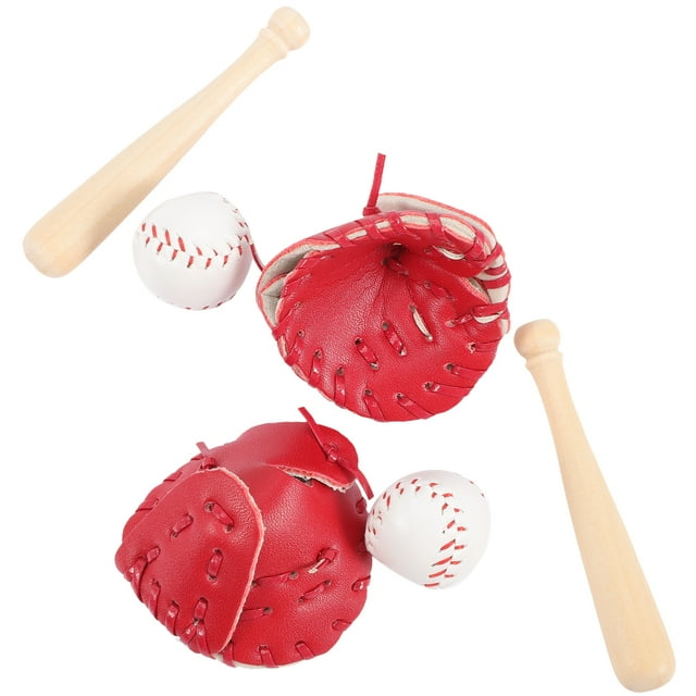 2 Sets Toy Baseball Softball Cover Bat Miniature Sports Toys Child ...