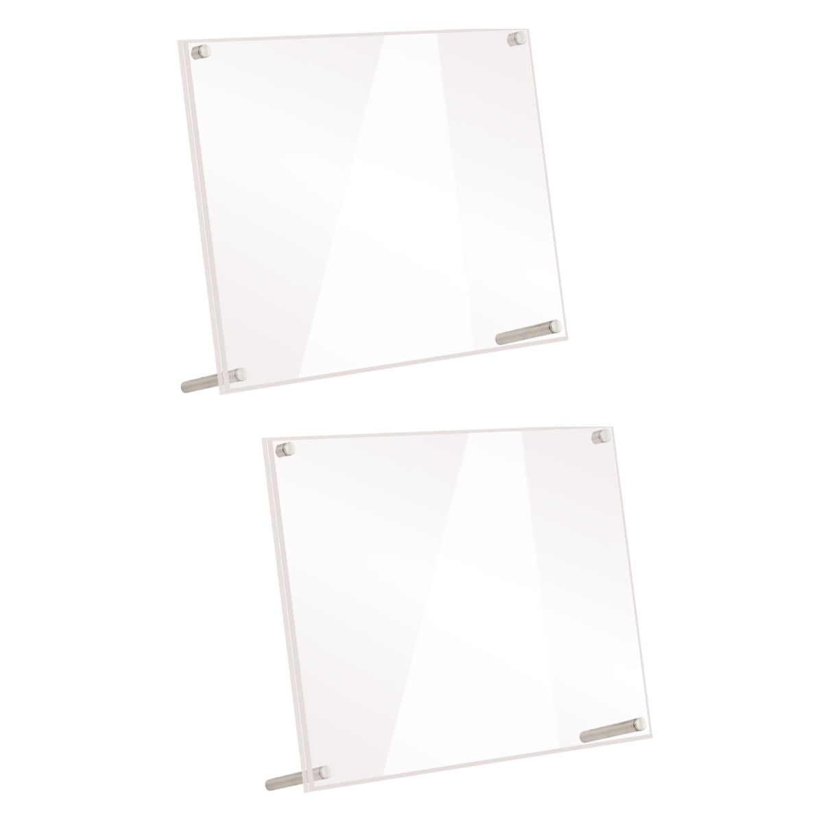 2 Sets Transparent Photo Frame Office Decor Certificate Double Sided ...