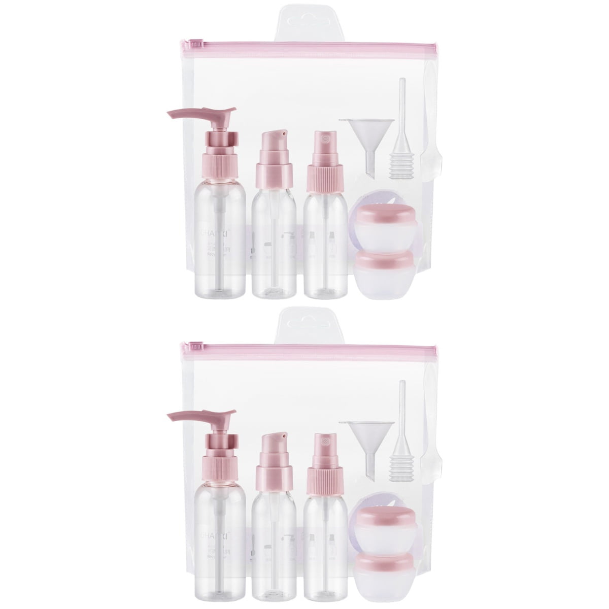 2 Sets Travel Size Face Wash Container Mouthwash Cosmetics - Walmart.com