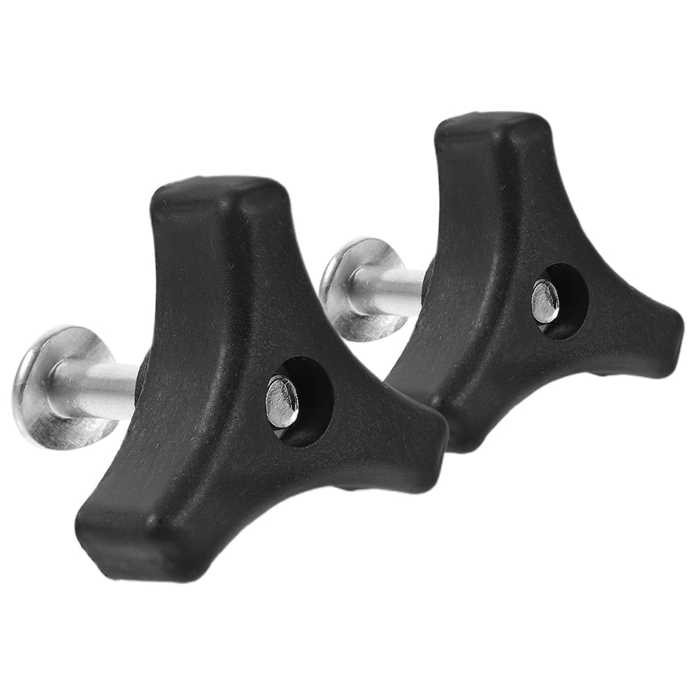 2 Sets Triangle Handle Knob Nut Screw Bolt for Lawn Mower Handle Wing ...