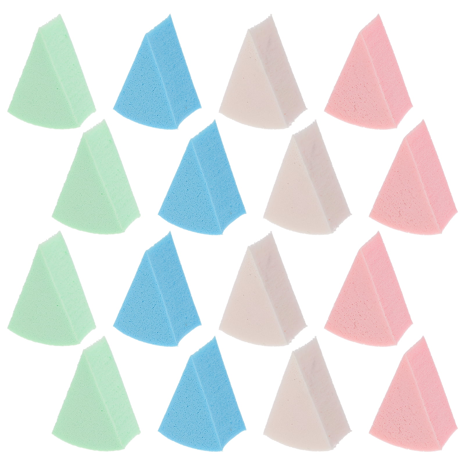 2 Sets Triangular Sponge Puff Cosmetic Wedge Sponges Makeup Wedges ...