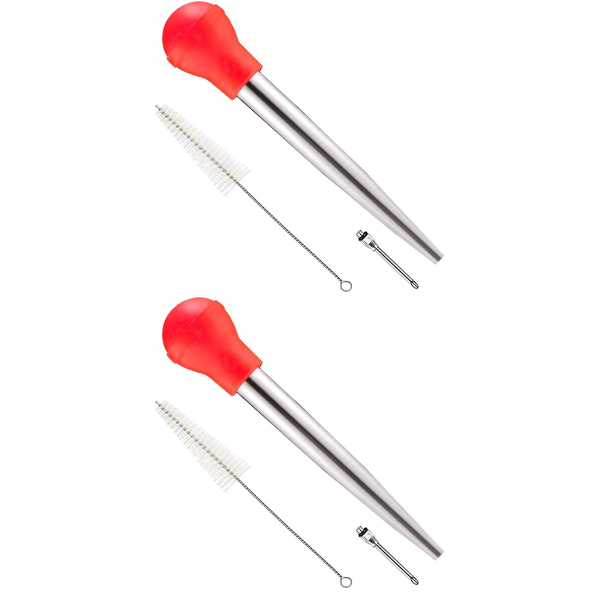 2 Sets Turkey Needle Set Tool Convenient Food Injector Meat Needle ...