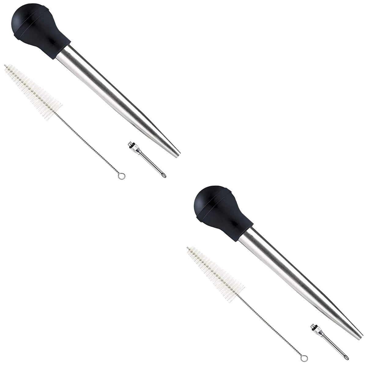 2 Sets Turkey Needle Set Tool Grilled Food Injector Meat Marinade ...