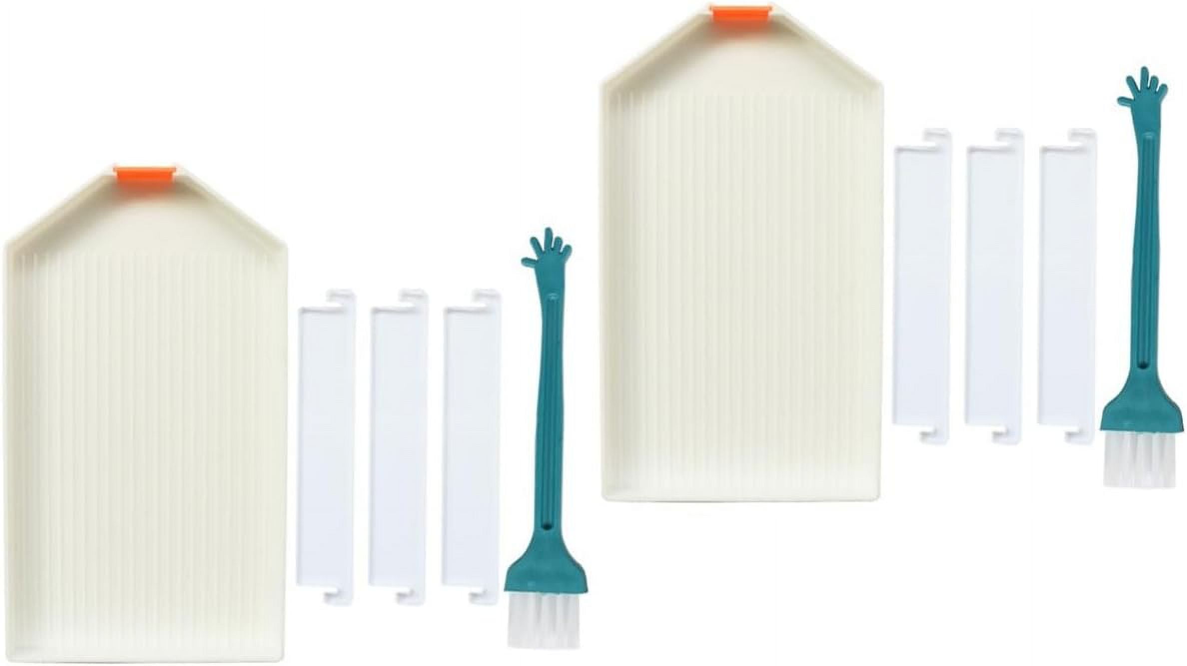 2 Sets Turning Disc DIY Supplies Trays Diamond Tools Container Drawing ...