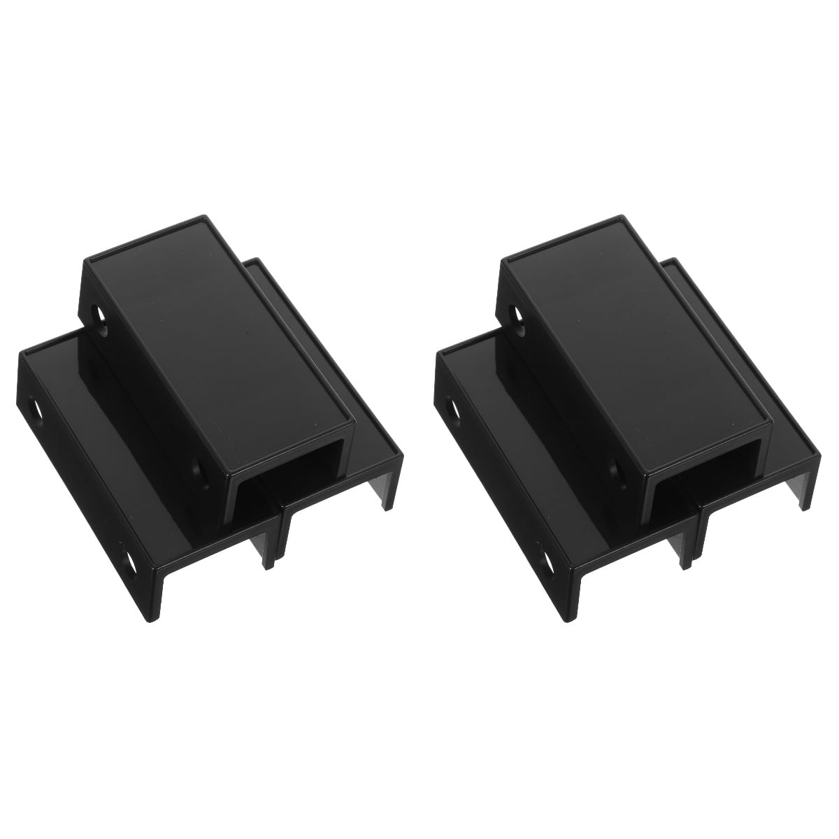 2 Sets Under Desk Laptop Stand Keyboard Router Wall Mount Bracket ...