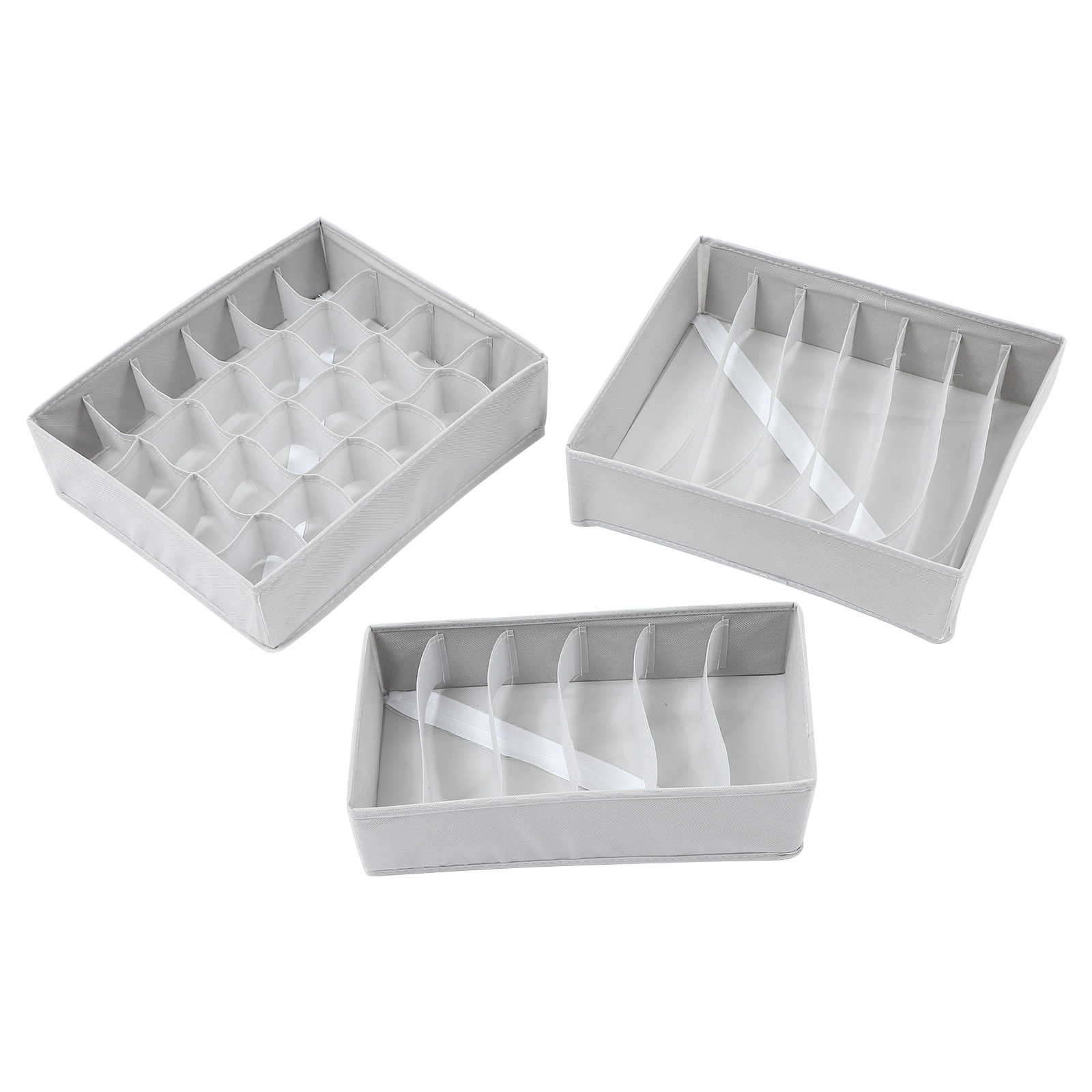 2 Sets Underwear Storage Box Drawer Sock Case Holder Dividers for ...