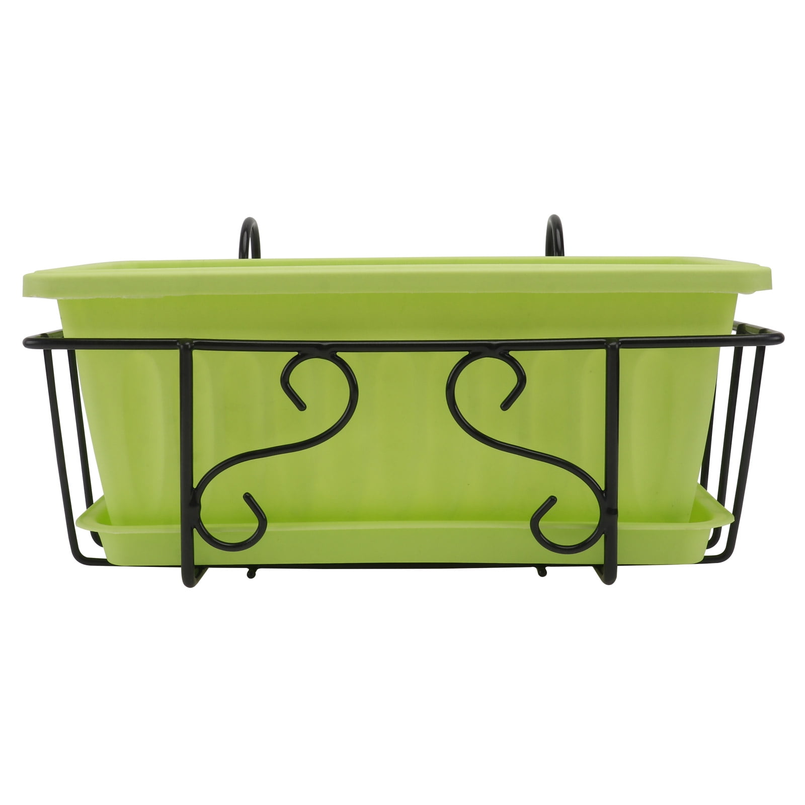 2 Sets Vegetable Pot Rail Plant Pots Indoor Large Flower Green ...