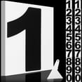 2 Sets Vinyl Numbers Stickers Self-Adhesive Window Numbers Stickers Die ...