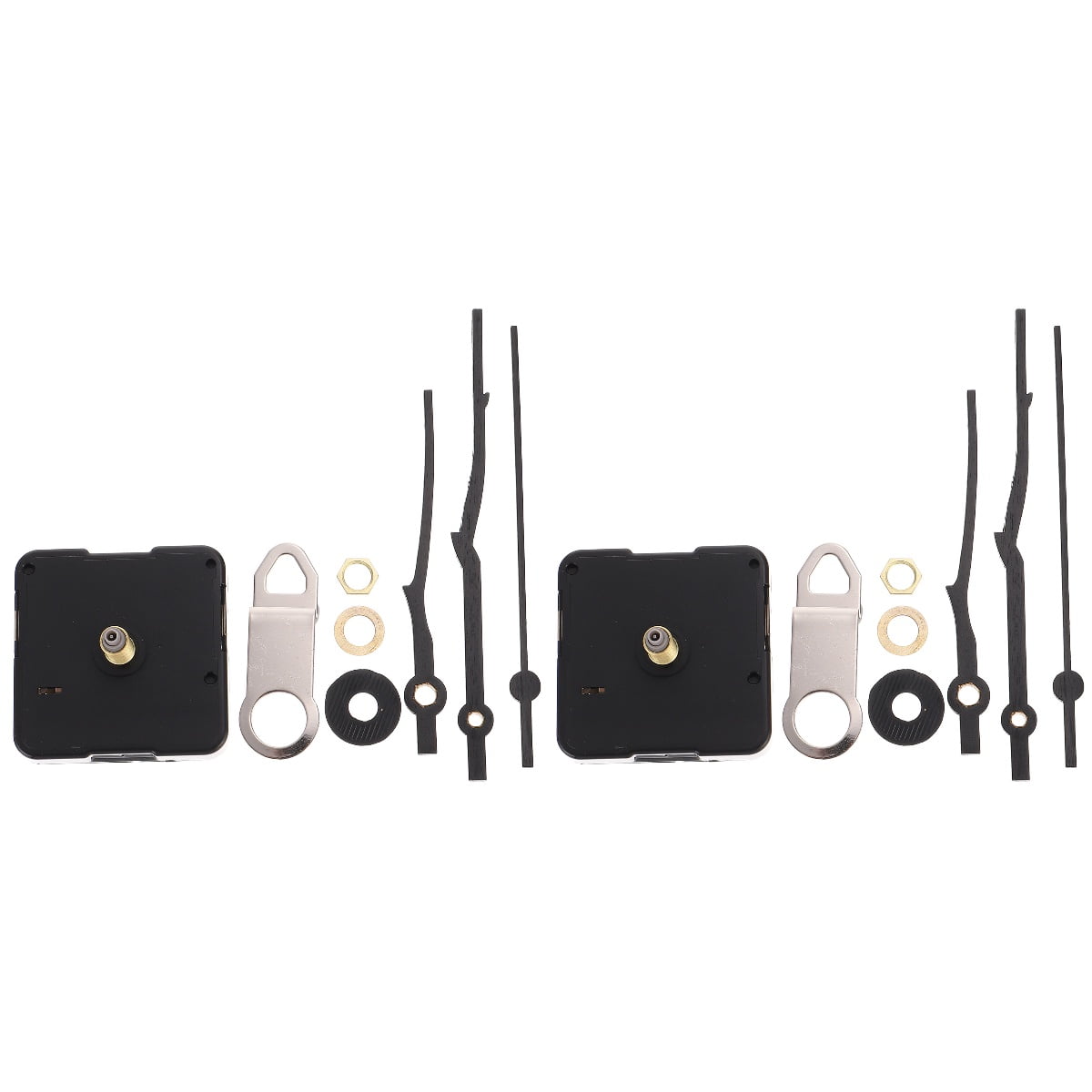 2 Sets Wall Clock Movement Battery Powered Clock Hand And Motor Diy ...