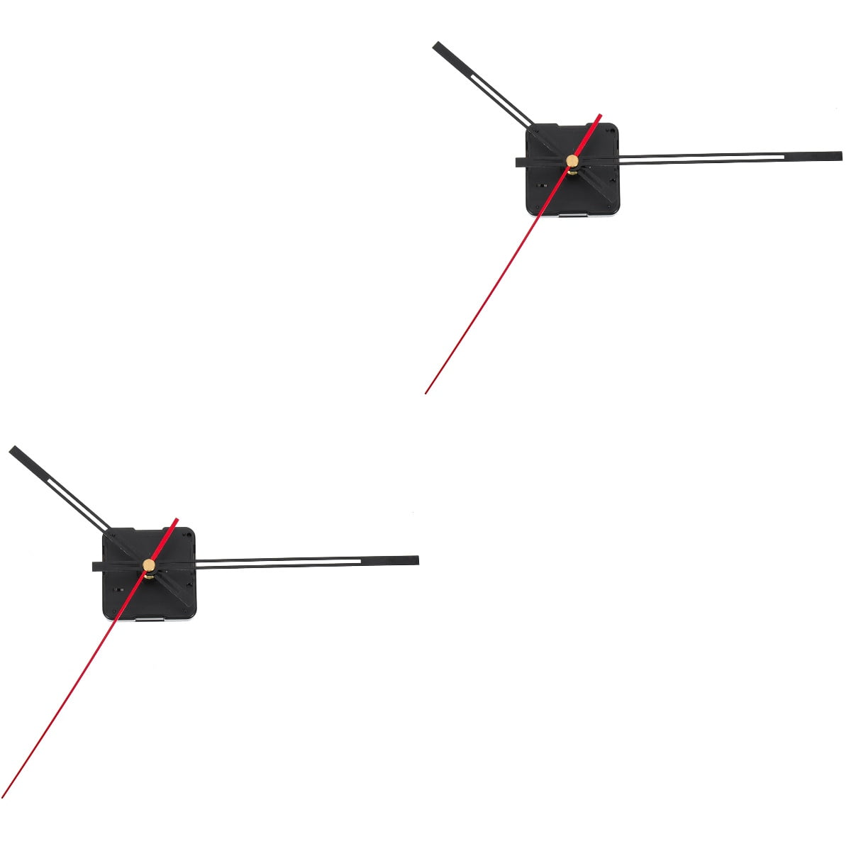 MERRYHAPY Mute DIY Clock Mechanism Set Black for Wall Clock Replacement ...