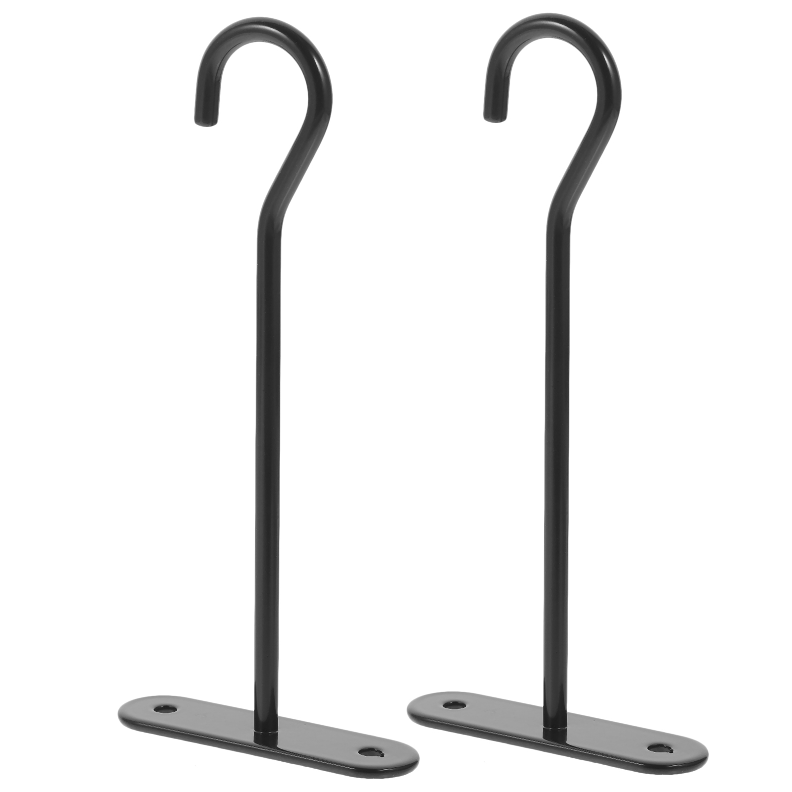 2 Sets Wall-mounted Ceiling Hooks Metal Flower Pot Hooks Hanging Plant ...