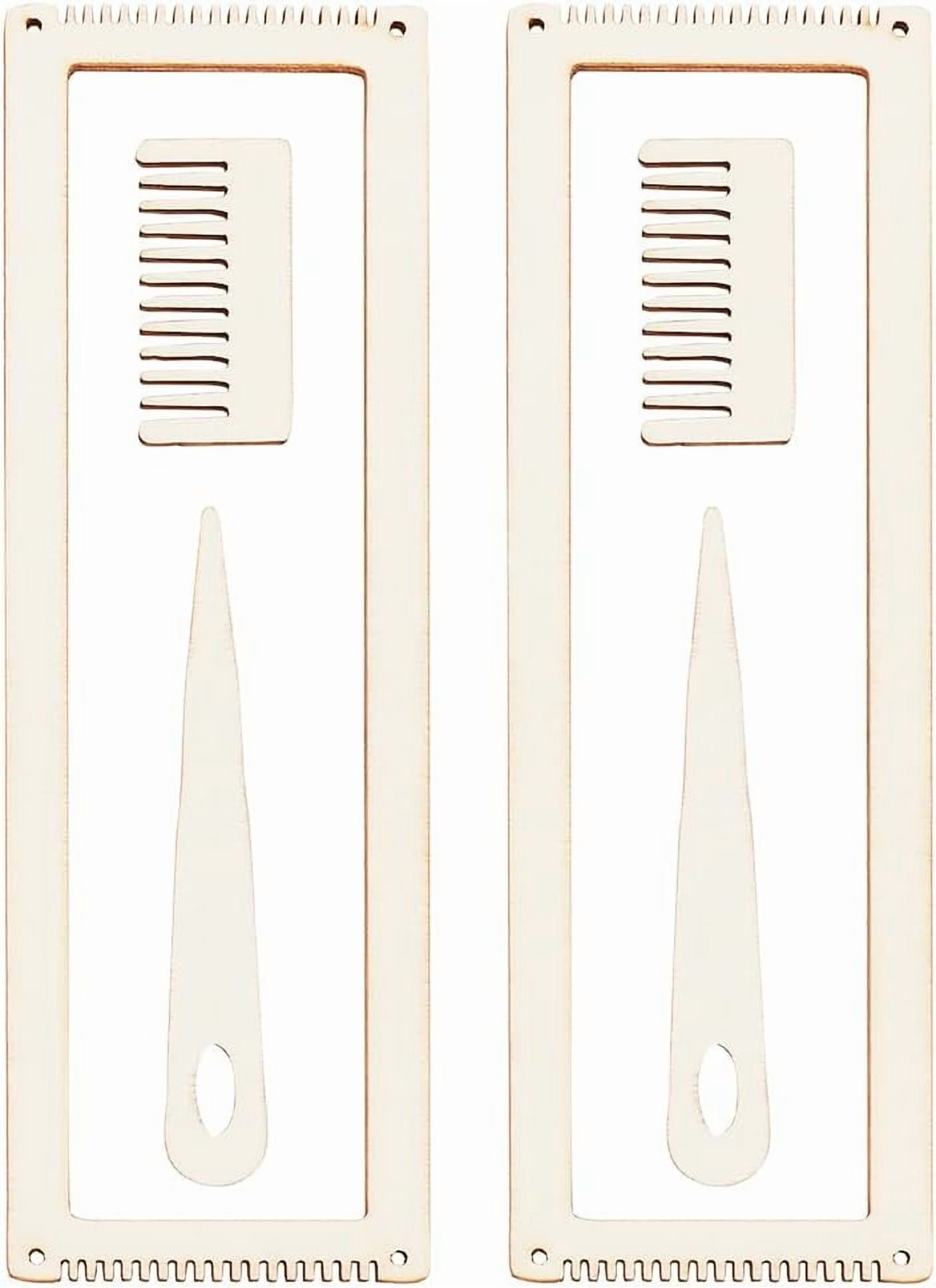 2 Sets Weaving Loom Kit - Mini Wooden Weaving Looms - DIY Weaving Loom ...