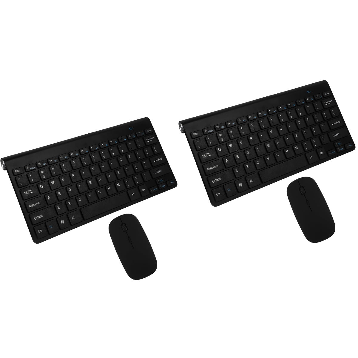 2 Sets Wireless Keyboard Mouse Multimedia Keyboard PC Mouse - Walmart.com