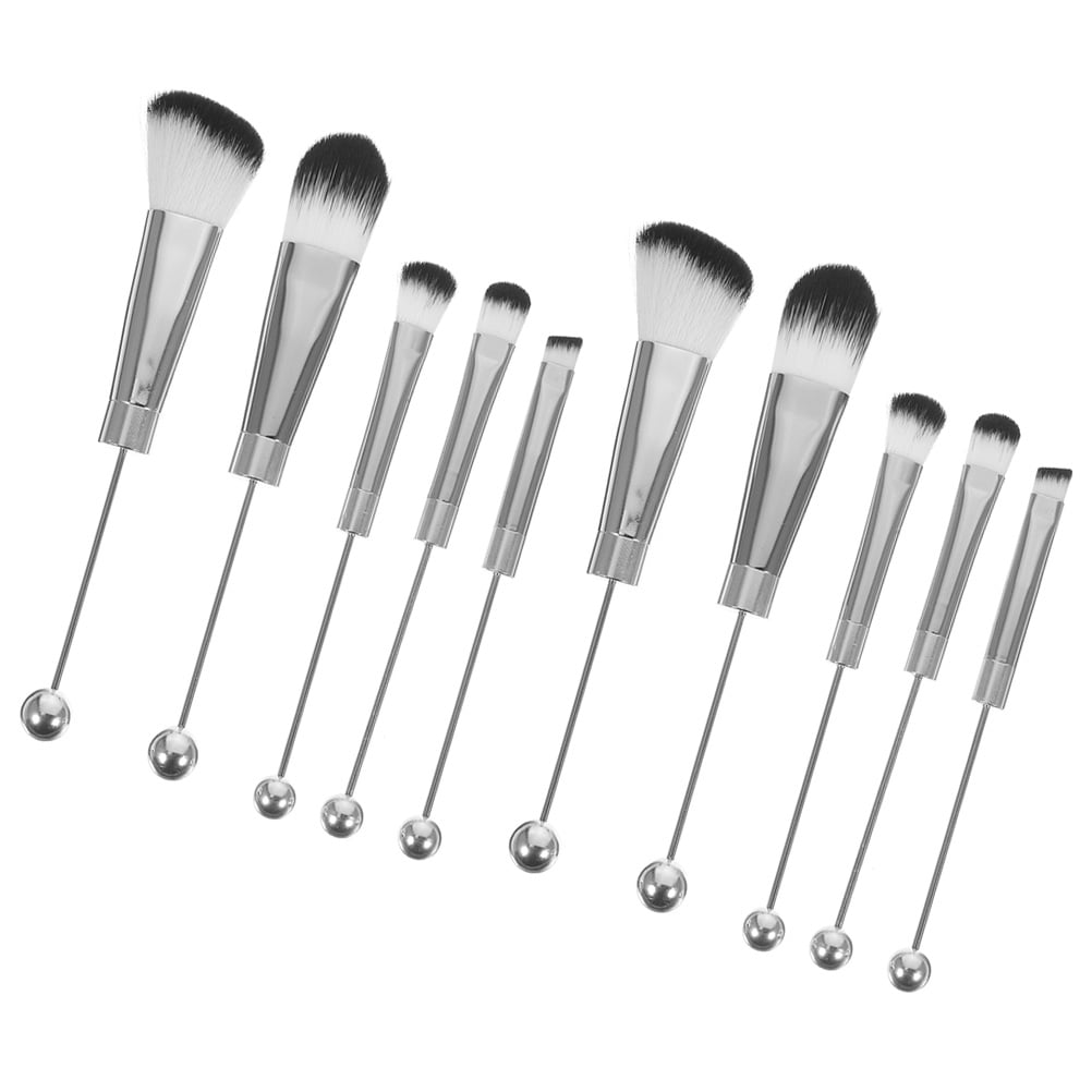 2 Sets Women Makeup Cosmetics Blush Brush Eye Shadow Brush Loose Powder ...