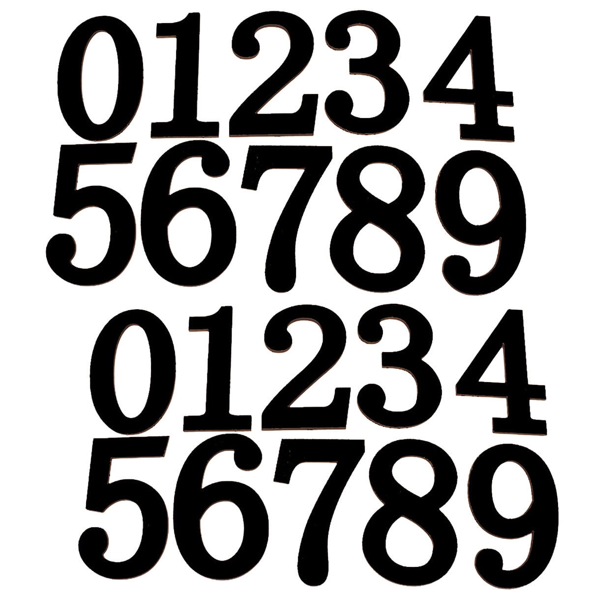 2 Sets Wooden Math Numbers Educational Math Kids Learning Numbers ...