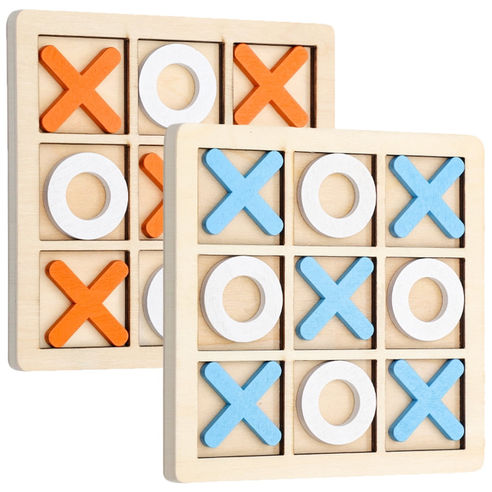2 Sets Wooden Toe Puzzle Board Game Toy Toys Travel - Walmart.com
