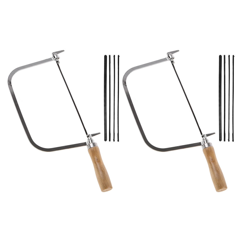 2 Sets Woodworking Raffia Saw Jewelry Saw Kit Japanese Coping Saw ...