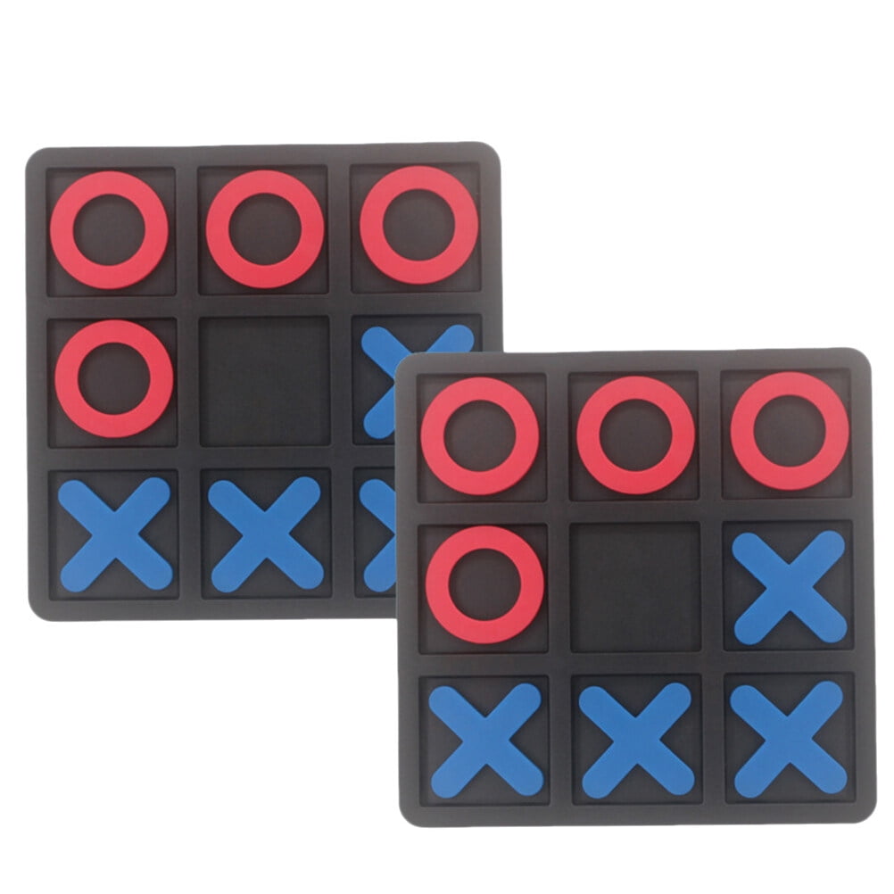2 Sets Xo Chess Toe Board Toy Dice Game Toddler Outdoor Toys Child ...